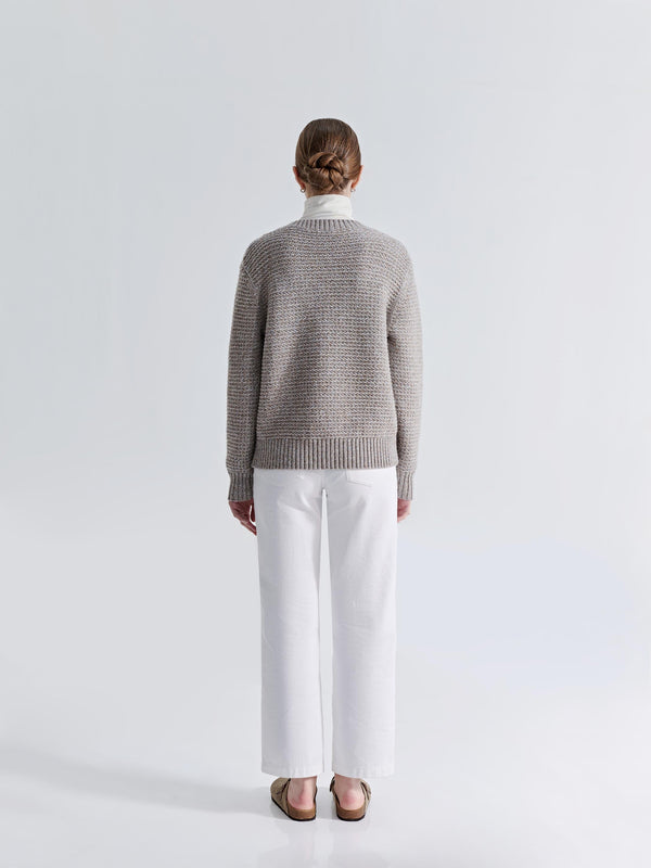 CLEO LONG SLEEVE WOOL CREW KNIT | Women's Designer Suits in Australia ...